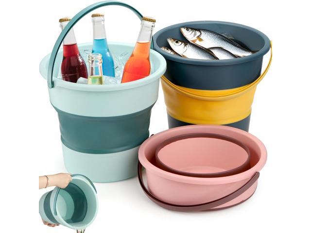 Click here for 3 Pack Collapsible Plastic Bucket  2.6 Gallon/10L... prices