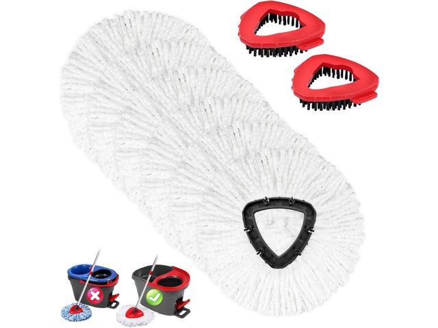 Click here for Mop Replacement Heads 6 Pcs & 2 Scrub Brushes Comb... prices