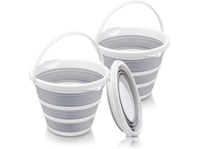 Click here for 2-Pack Collapsible Buckets - 2.6 Gallon (10L) Larg... prices