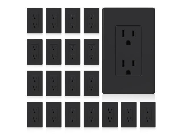 Click here for ELEGRP Matte Black Standard Decorator Electrical W... prices