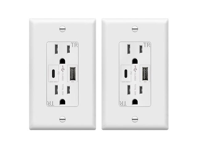 Click here for TOPGREENER USB Outlet  USB Type C Wall Outlet with... prices