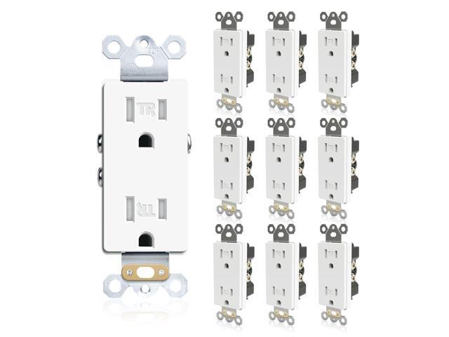 Click here for Decorator Electrical Wall Outlets  15 Amp Tamper R... prices