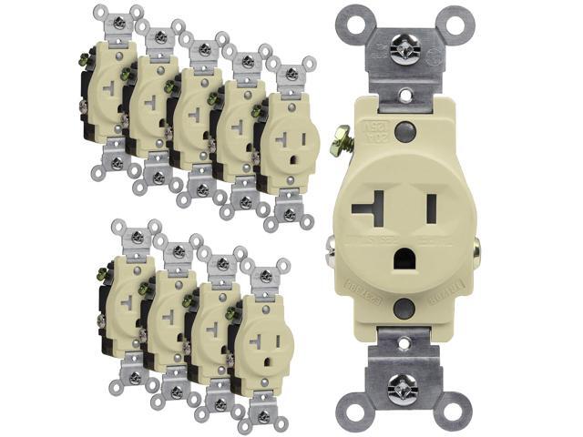 Click here for ENERLITES Single Receptacle Outlet  Tamper-Resista... prices