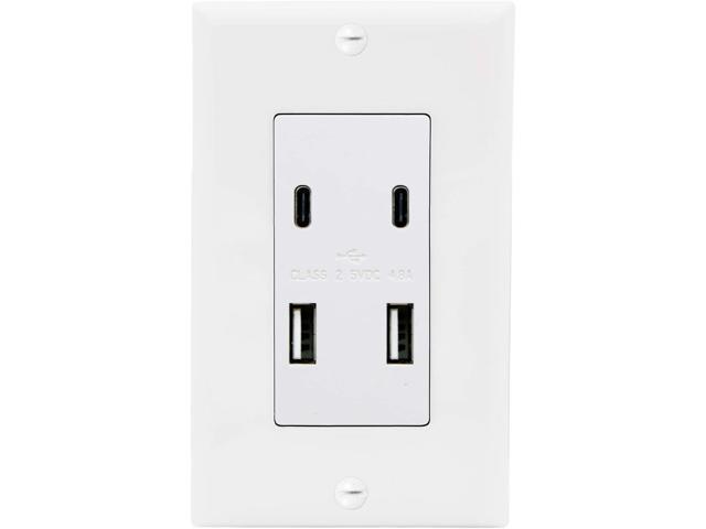 Click here for Maxxima USB Receptacle Outlet - 4.8A USB C/A High... prices