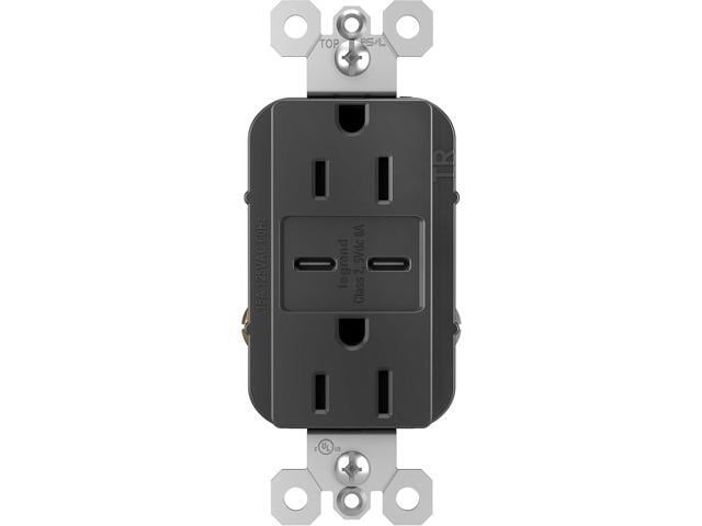 Click here for Legrand radiant R26USBCC6BK 15 Amp Tamper-Resistan... prices