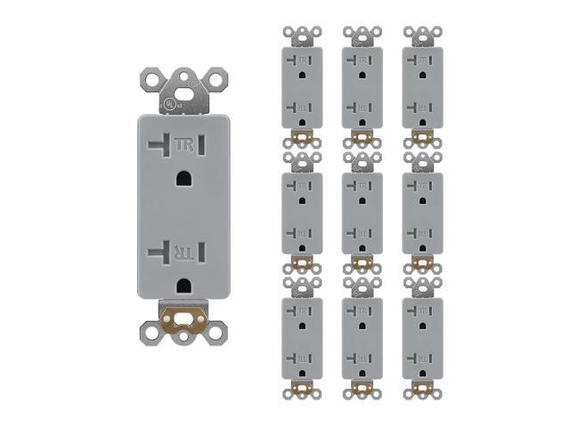 Click here for 10 Pack Standard Decorator Electrical Wall Recepta... prices