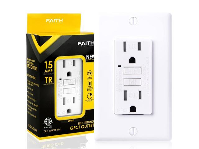 Click here for Faith 15 Amp GFCI Outlet  ETL Listed  Tamper-Resis... prices