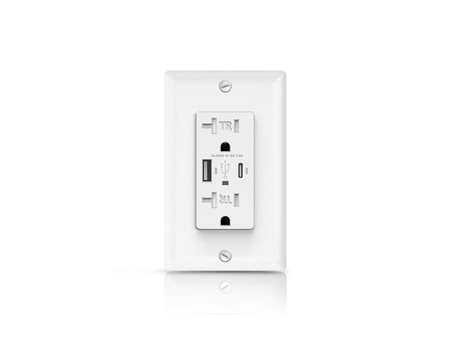 Click here for Wall USB Outlet  20A Tamper Resistant Receptacle P... prices