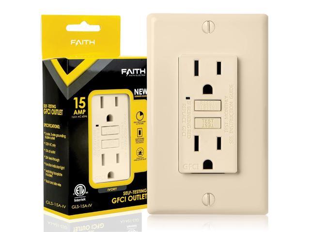 Click here for Faith 15A GFCI Outlet  ETL Listed  Non-Tamper-Resi... prices