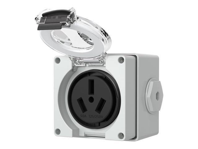Click here for STARELO 50Amp Power Outlet Box NEMA 10-50R Recepta... prices
