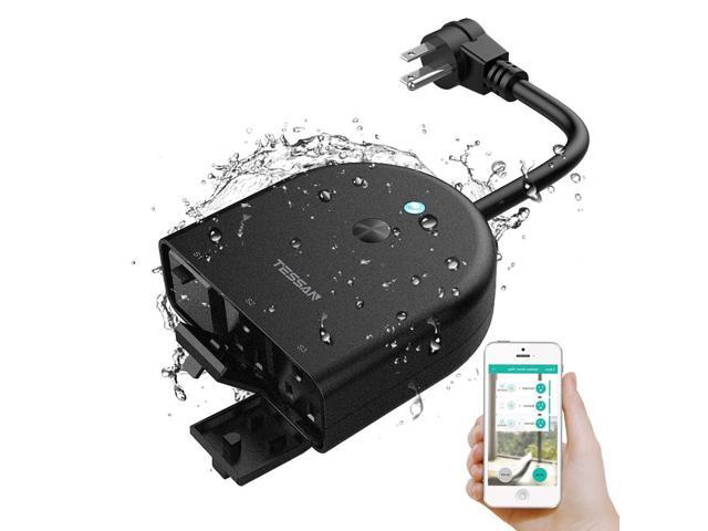 Click here for Outdoor Smart Plug Waterproof  TESSAN WiFi Smart O... prices