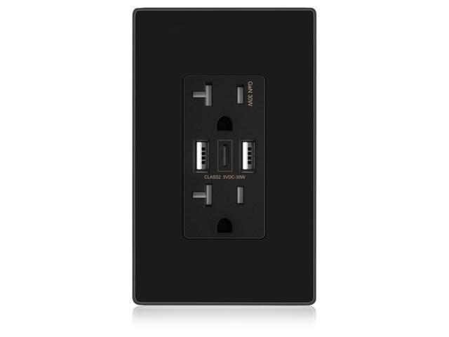 Click here for GaN 30W 6Amp 3-Port USB Wall Outlet  20 Amp Tamper... prices