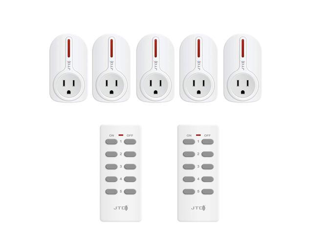 Click here for JTD 5 Pack Remote Control Outlet Switch 3rd Genera... prices