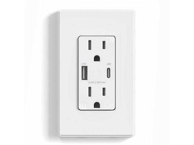 Click here for ELEGRP 30W USB Outlet Type A/C  Fast Charge Wall O... prices