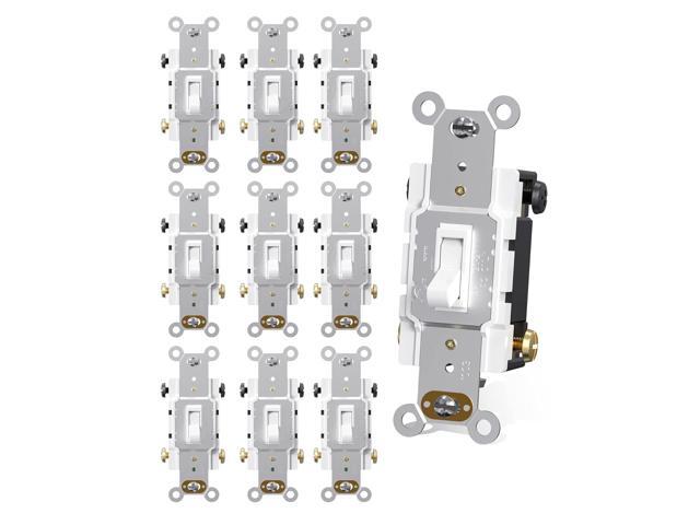 Click here for AIDA 15 Amp Toggle Light Switch  4 Way  Grounding... prices