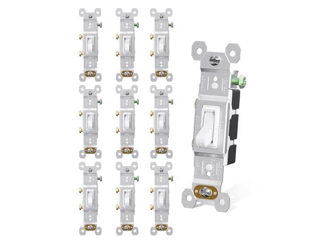 Click here for AIDA Light Switch Single Pole Toggle Light Switch... prices