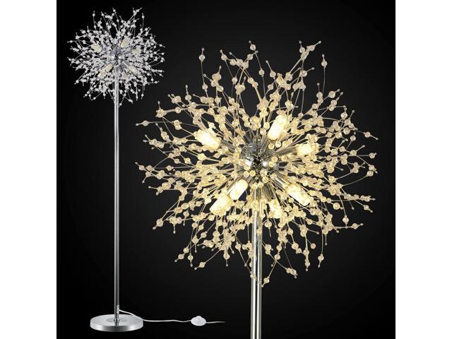 Click here for Airposta Crystal Floor Lamp - Elegant Standing Lam... prices