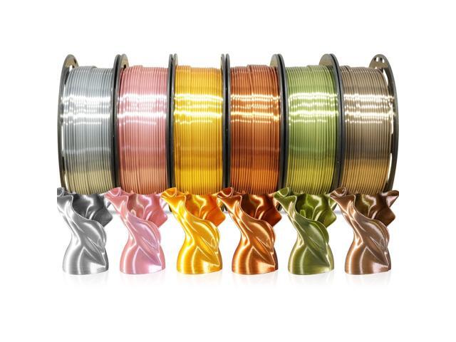 Click here for MIKA3D 6 Spools 1.75mm Silk PLA 3D Printer Filamen... prices