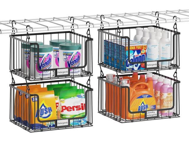 Click here for 4-Tier Hanging Laundry Room Organizer with Label C... prices