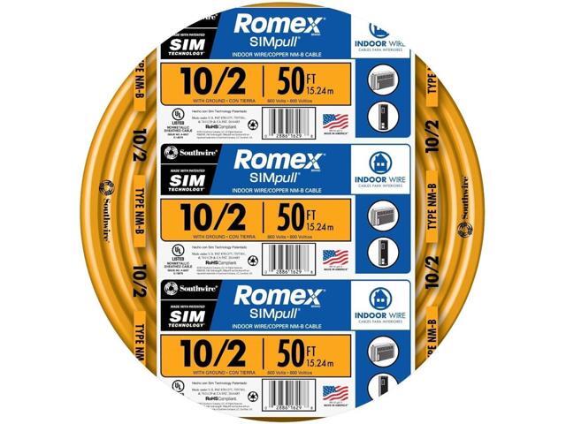 Click here for Southwire Romex Brand Simpull Solid Indoor 10/2 W/... prices