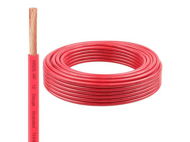 Click here for 12 Gauge THHN Wire  25FT Red Stranded Copper Elect... prices
