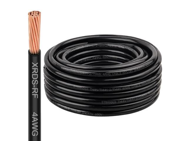 Click here for XRDS -RF 4AWG THHN Wire  50FT Black Stranded Coppe... prices