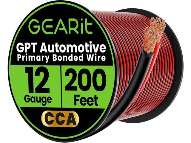 Click here for GEARit 12 Gauge Wire (200ft - Black/Red) GPT Autom... prices