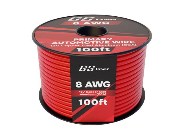 Click here for GS Power 100ft CCA 8 Gauge Wire Automotive  Red  8... prices