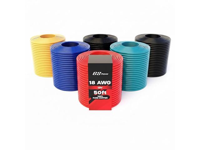 Click here for GS Power 300ft 18 Gauge Wire Oxygen Free Pure Copp... prices