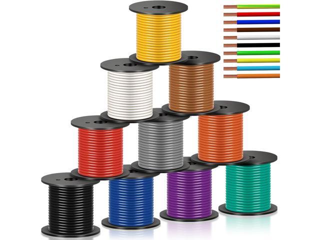 Click here for Gisafai 10 Pcs 14 Gauge Wire 50 ft Per Roll (500 f... prices