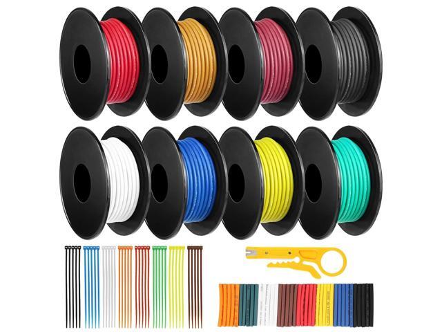 Click here for 18 AWG Stranded Electrical Wire Spool  8 Colors Ea... prices