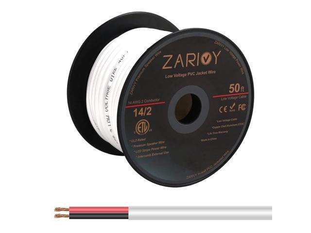 Click here for Zarivy 50 Feet 14 Gauge 2 Conductors Red Black Wir... prices