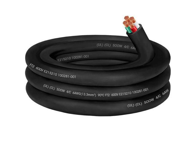 Click here for 6ft 6/4 AWG SOOW Wire 6 Gauge SOOW Portable Power... prices