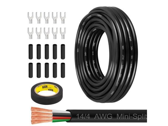 Click here for MOOKEERF 14/4 AWG Mini-Split Cable - 25FT 14 AWG 4... prices