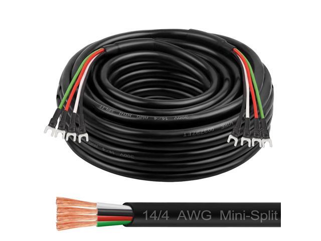 Click here for MOOKEERF 14/4 AWG Mini-Split Cable - 30FT 14 AWG 4... prices