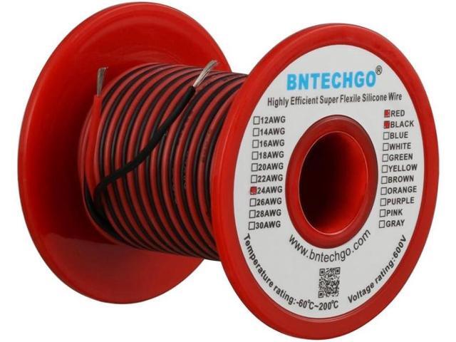 Click here for BNTECHGO 24 Gauge Silicone Wire Spool Red and Blac... prices