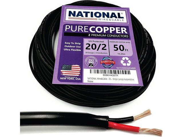 Click here for NATIONAL Wire & Cable 20 AWG 2-Conductor Premium C... prices