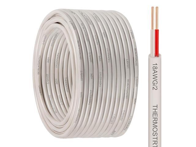Click here for Thermostat Wire - 18/2 100FT Solid Copper 18AWG 2... prices