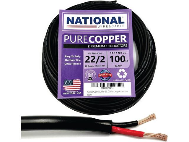 Click here for NATIONAL Wire & Cable 22 AWG 2-Conductor Premium C... prices