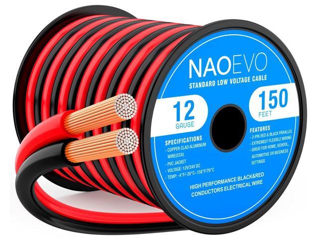Click here for NAOEVO 12 Gauge Wire 150FT  2 Conductors Electrica... prices