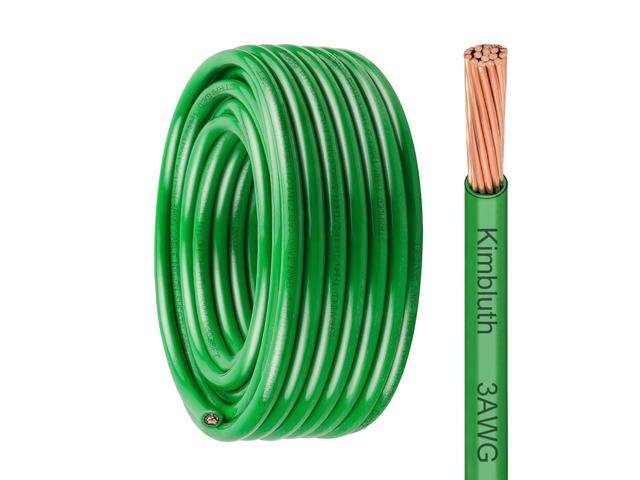 Click here for THHN Wire 3 Gauge 50 FT Stranded Copper Wire  3 AW... prices