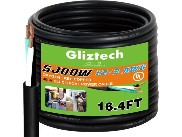 Click here for Gliztech 12/3 AWG Portable Power Cable 16.4 ft  SJ... prices