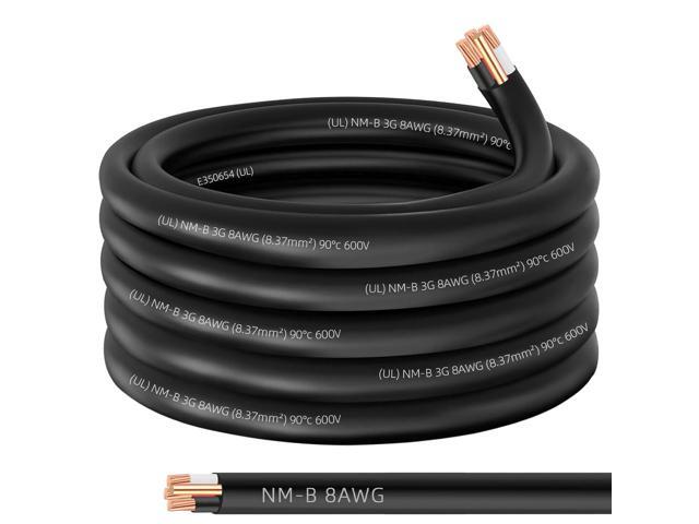 Click here for NM-B 8/3 Wire with Ground 25FT 8/3 8 Gauge Wire Co... prices