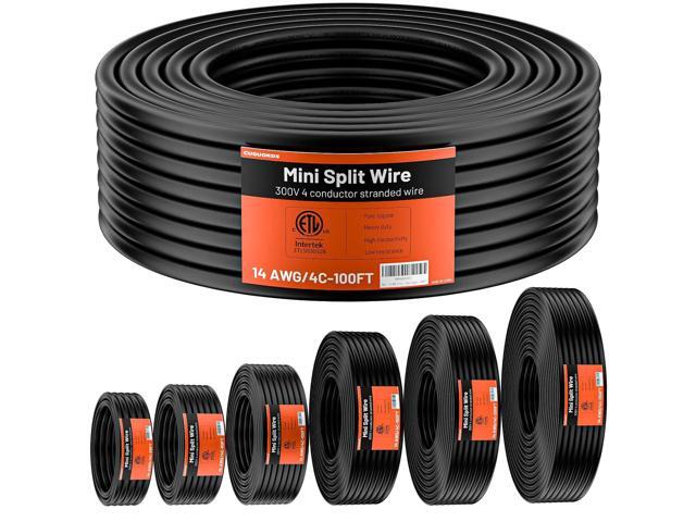 Click here for 100 Pure Copper ETL Listed 14-4 Mini Split Cable 1... prices