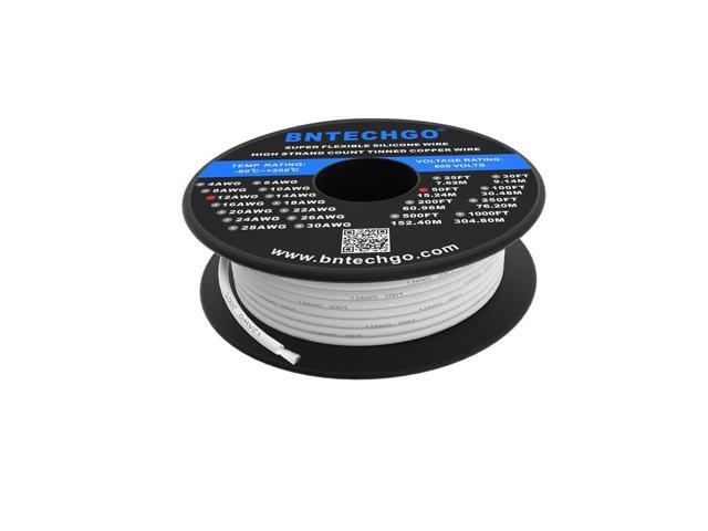 Click here for BNTECHGO 12 Gauge Silicone Wire Spool 50 ft White... prices