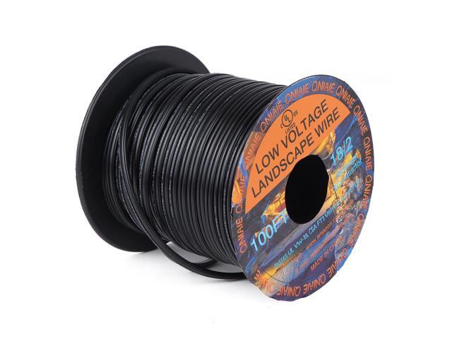Click here for QNIAIE 18 Gauge 2 Conductor Wire - SPT-2 Black Wir... prices