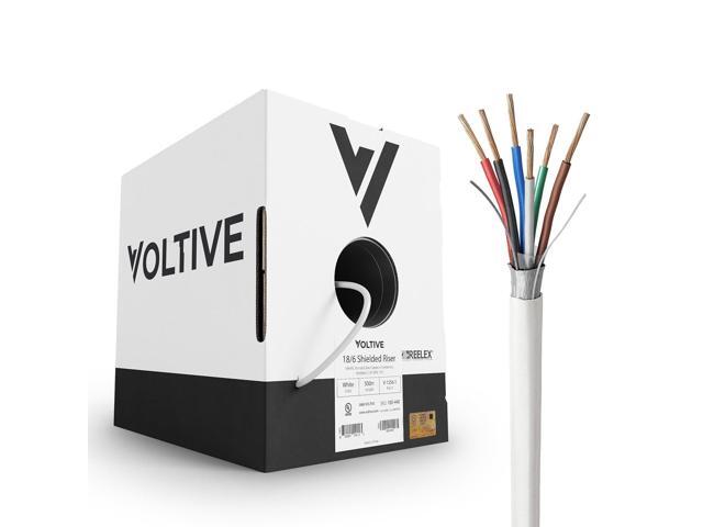 Click here for Voltive 18/6 Shielded Low Voltage Wire  Riser CL3R... prices