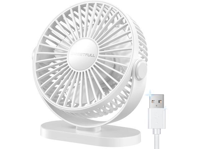 Click here for SWEETFULL USB Desk Fan Small Quiet - 3 Speeds Mini... prices
