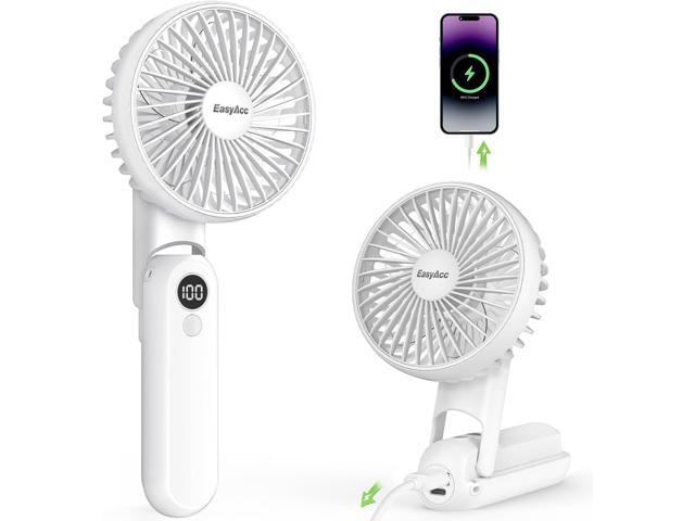 Click here for EasyAcc Portable Hand Held Fan  Ultra Quiet 5 Spee... prices