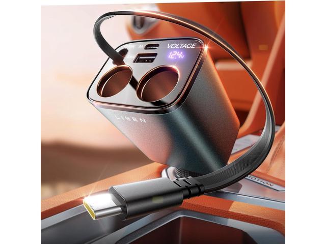 Click here for LISEN Car Cigarette Lighter Splitter  Metal 90W Du... prices